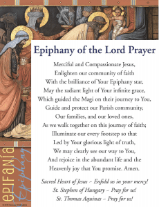 Epiphany of the Lord – Epiphany of the Lord Catholic Parish
